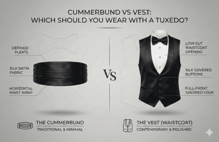 Cummerbund vs Vest: Which Should You Wear With a Tuxedo? - Alan David